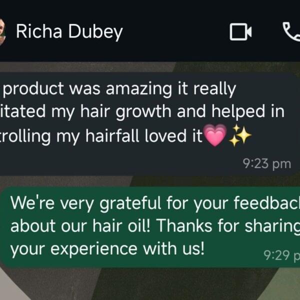 Oilment's Natural Results | Best Kalonji Hair Oil